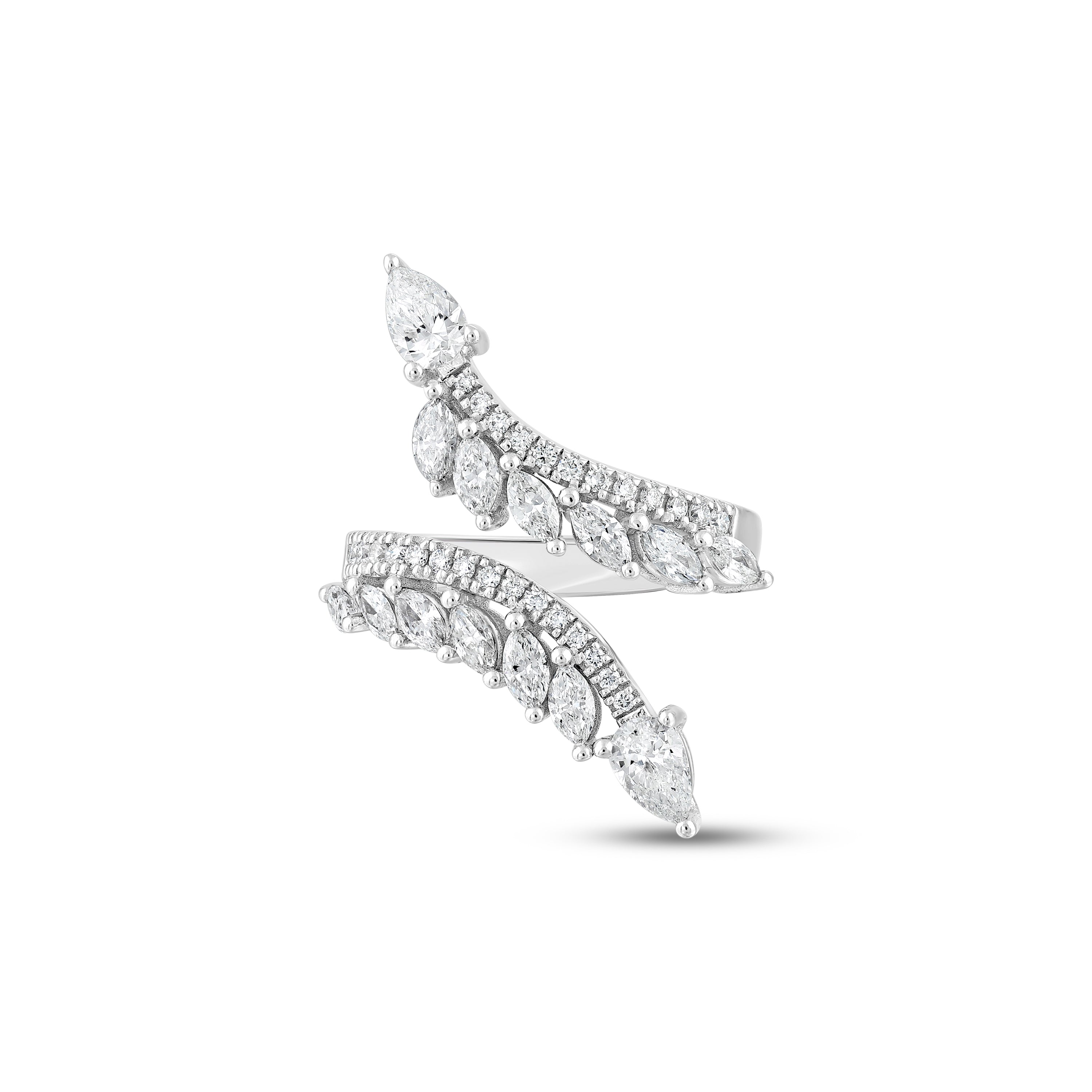 Éclat Serpentin Diamond Ring – IRIS DIAMONDS